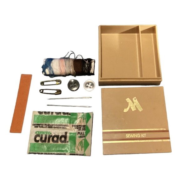 Marriott | Other | Vintage Marriott Hotels Sewing Kit Plastic Box ...